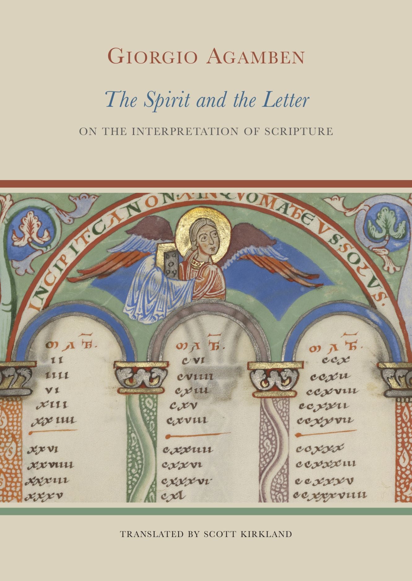 The Spirit and the Letter by Giorgio Agamben | Seagull Books